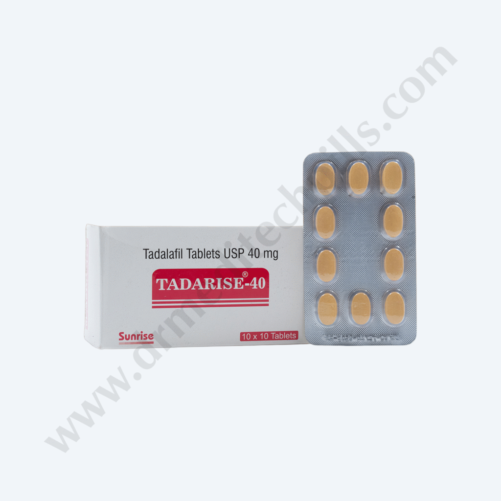 Buy Tadarise 40 mg Tablet Online | Dr Meditech Pills